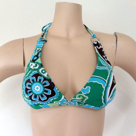 Banana Republic | Swim | Banana Republic Multicolor Boho Paisley Print Padded Triangle Bikini ...